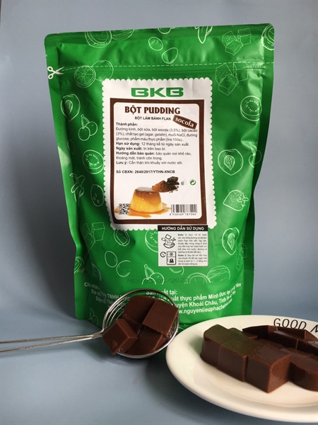 Bột pudding BKB vị socola 1kg (10 gói/ thùng) - Gói - CloudMart Chuyên ...