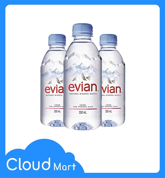 Nước Suối Evian 500ml (24 chai/thùng) - thùng - CloudMart Chuyên cung cấp nguyên liệu pha chế